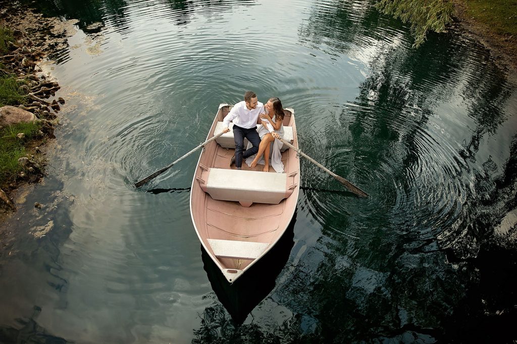 Romantic Lakeside Engagement Session | Something Blue Weddings