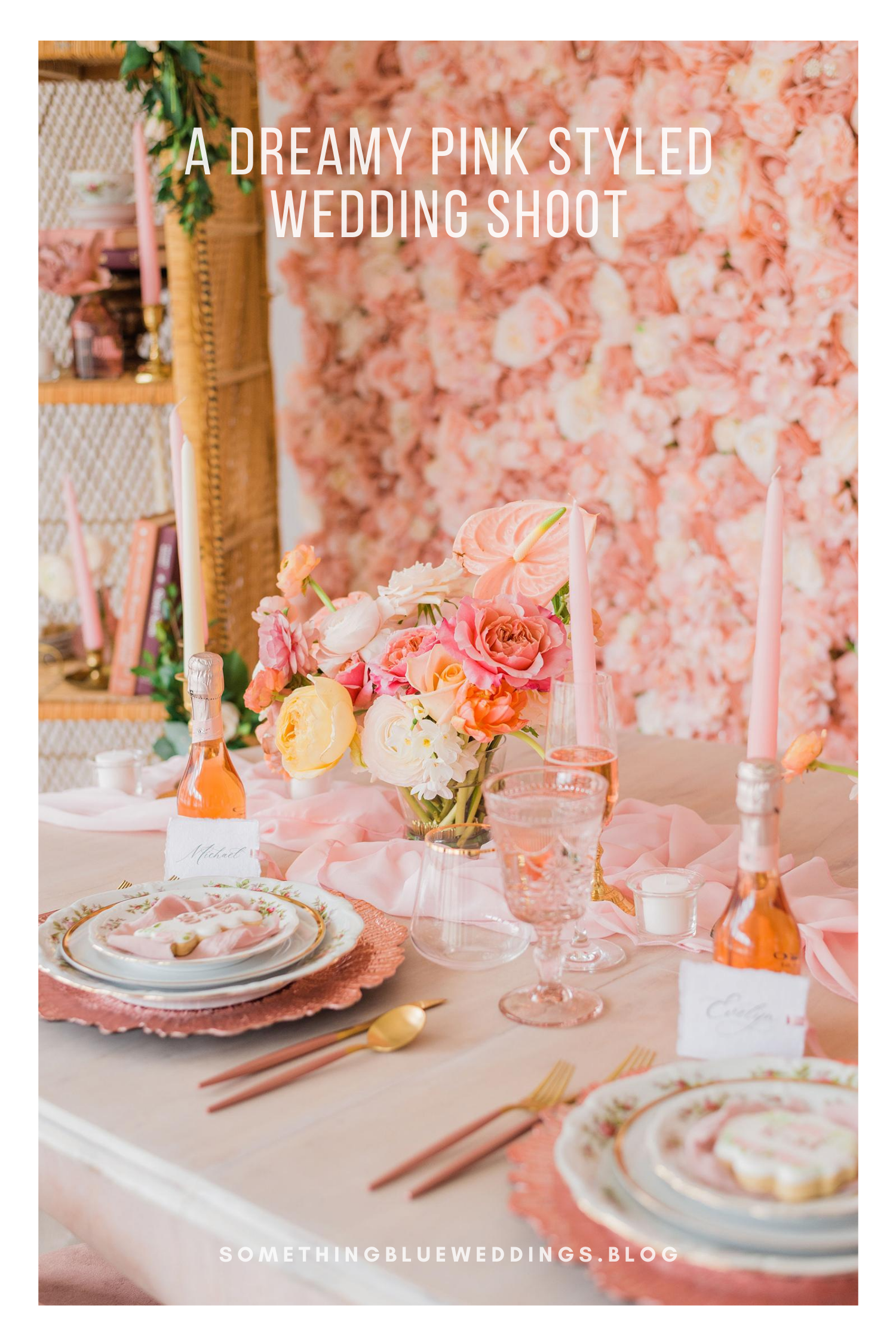 A Dreamy Pink Styled Wedding Shoot | Something Blue Weddings